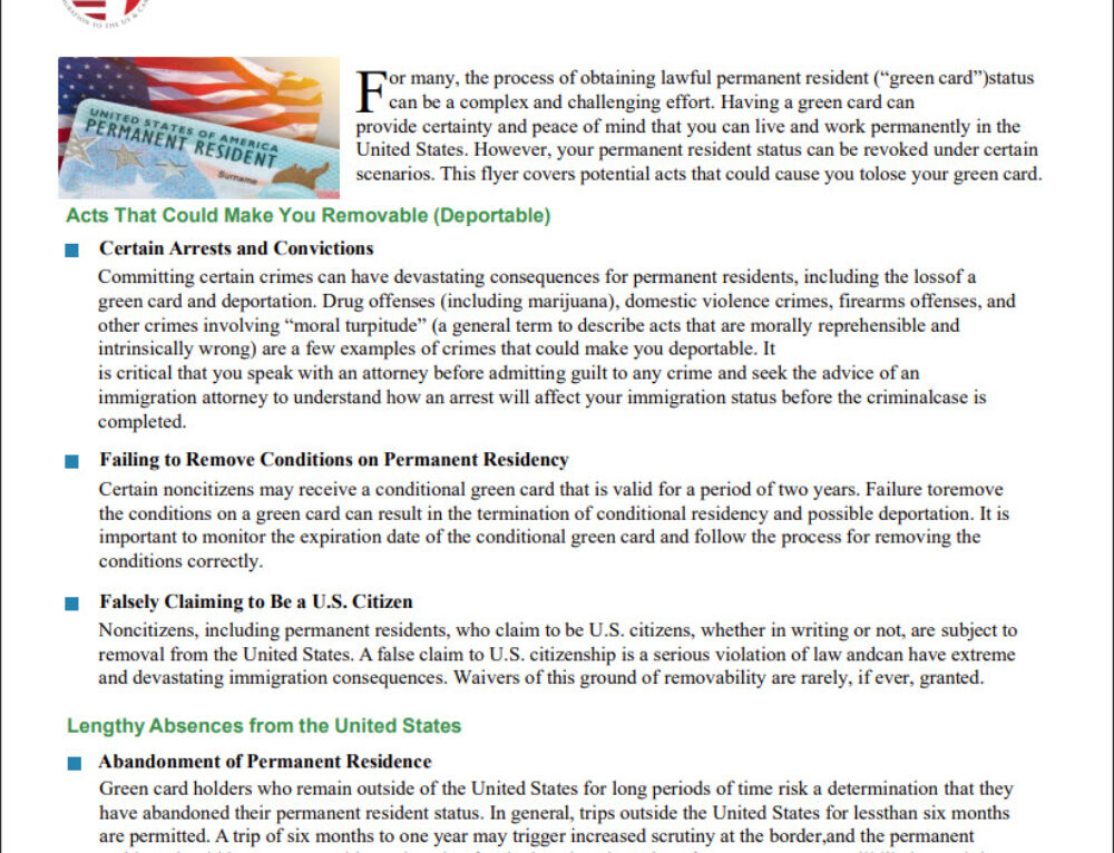 USCIS Policy Changes Regarding Schedule “A” Designations | Faryal R ...